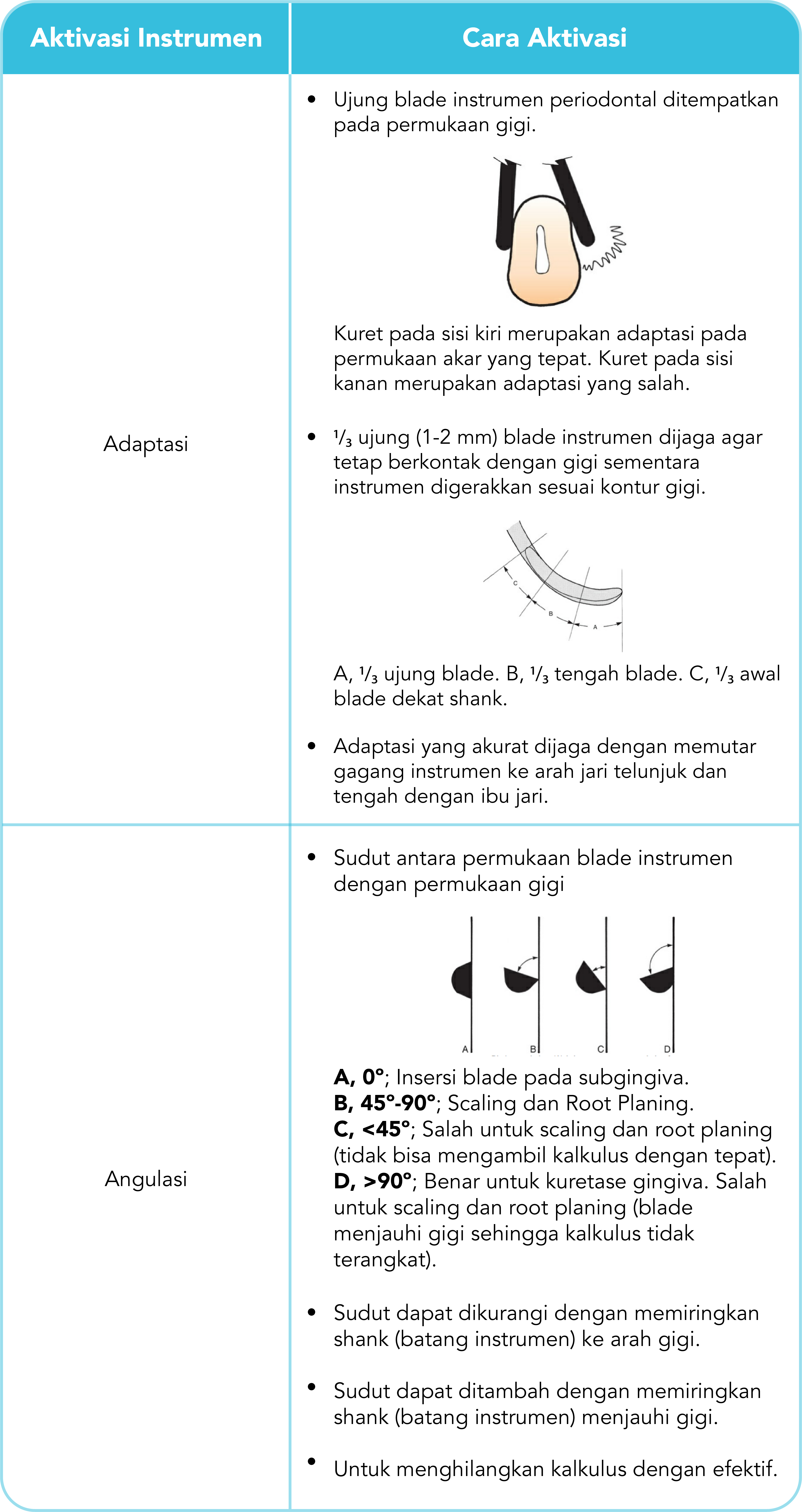 Scaler Ultrasonic dan Kuret